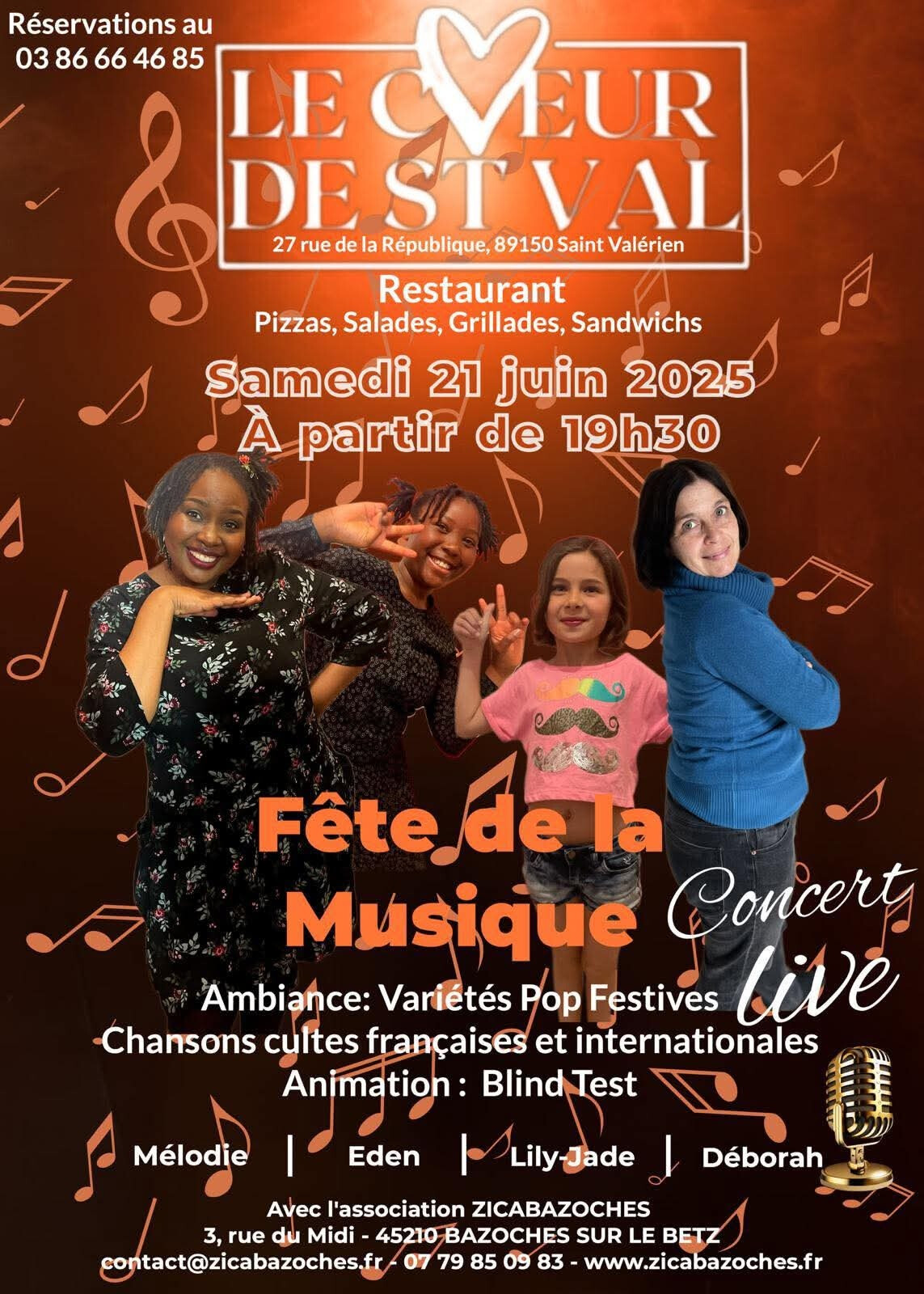 Fête de la musique au "Coeur de St Val" - Gatinais en Bourgogne